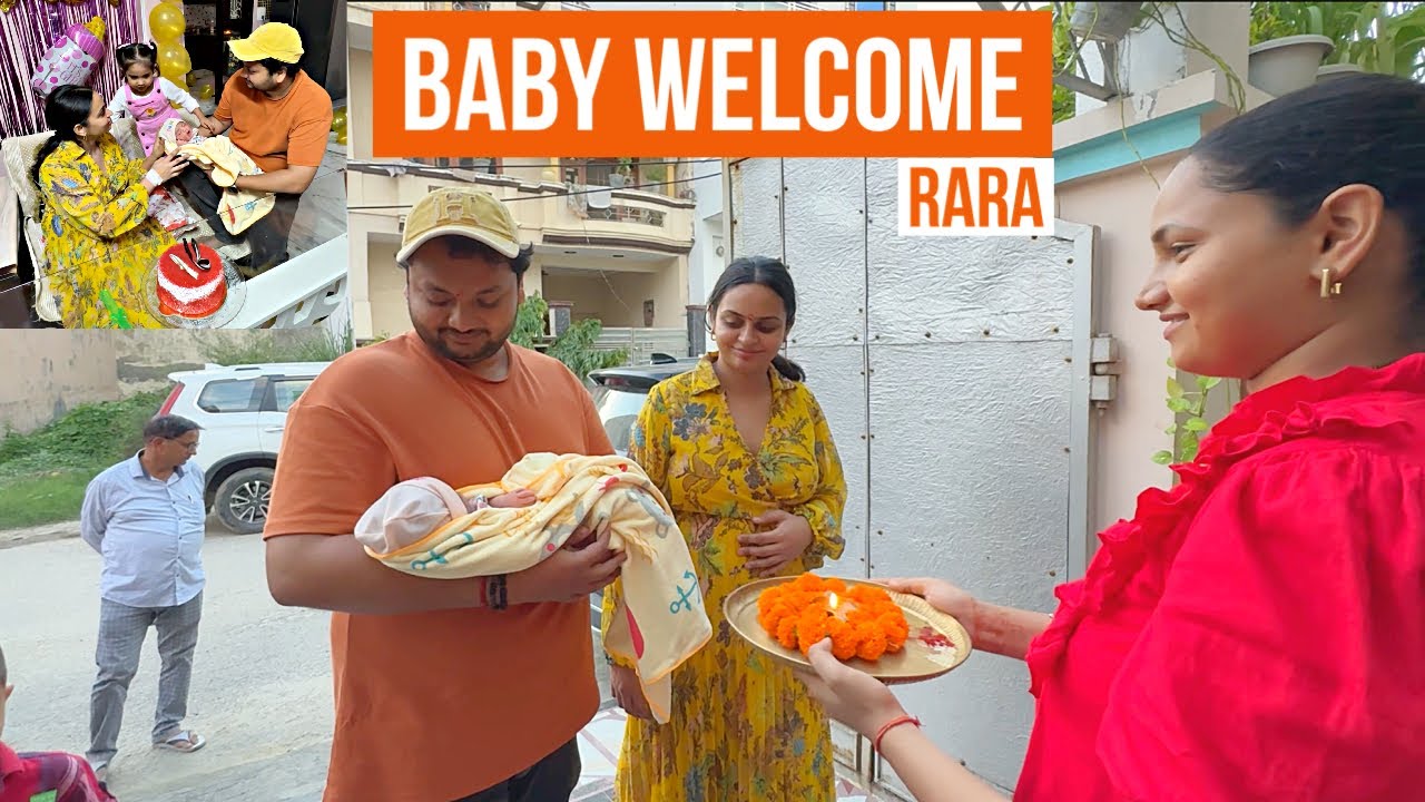 Welcome Home RARA | New Born Baby Welcome #labour #baby #vlog - YouTube