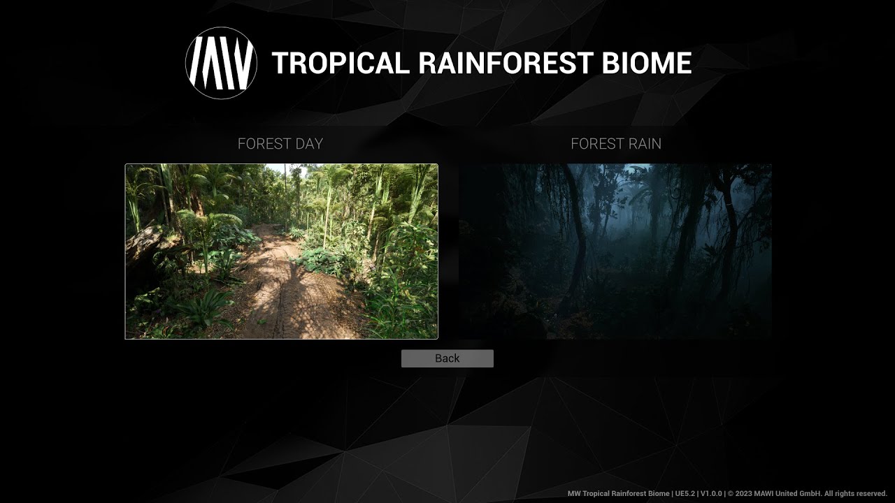 MWTropical Rainforest Biome Forest Day UE5 - 7900XTX 4k Ultra/VeryHigh ...