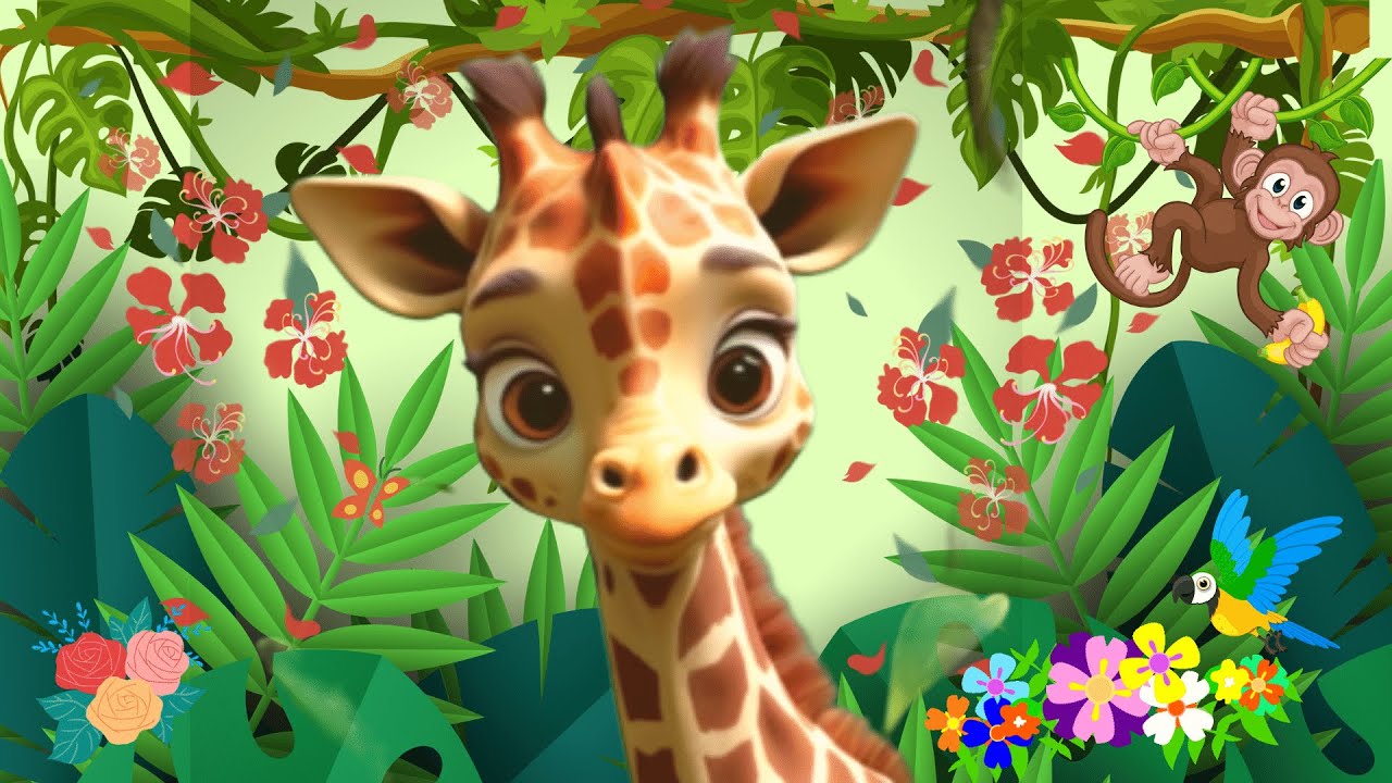 Baby Giraffe - Nursery Rhymes - YouTube