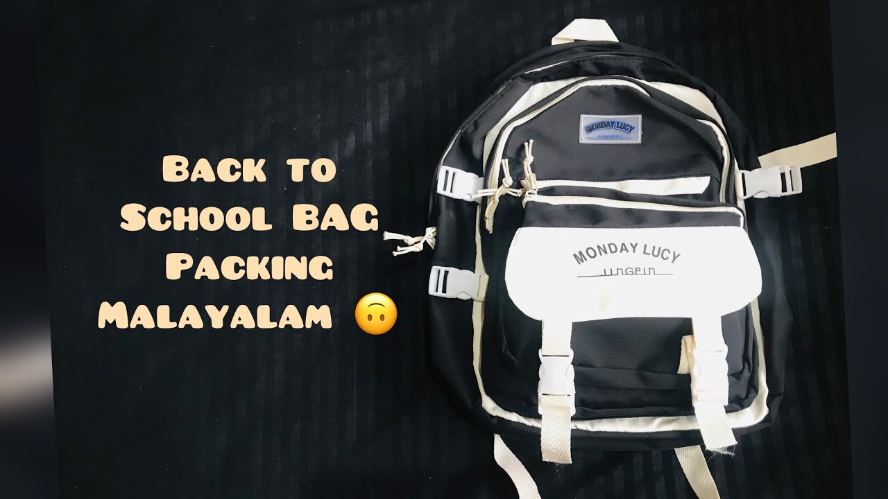Back to school bag packing 🤣 - YouTube
