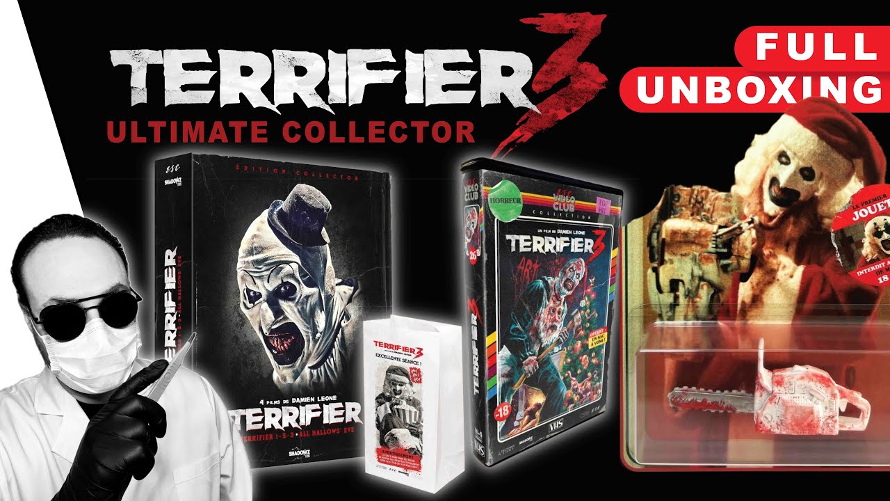 4K- Full Unboxing 🔥 Terrifier 1, 2, 3 Limited Edition (ESC Edition Only ...