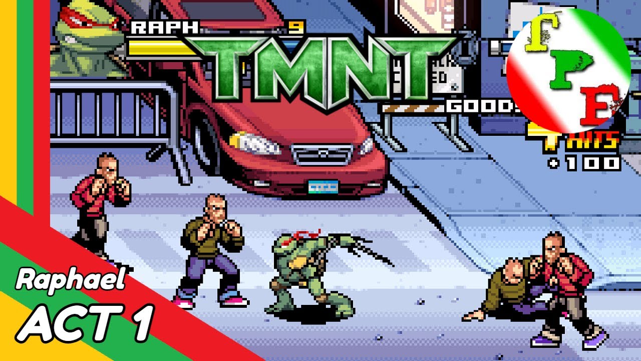 The Brilliant Opening Level to TMNT | Game Boy Advance | Act 1 - YouTube