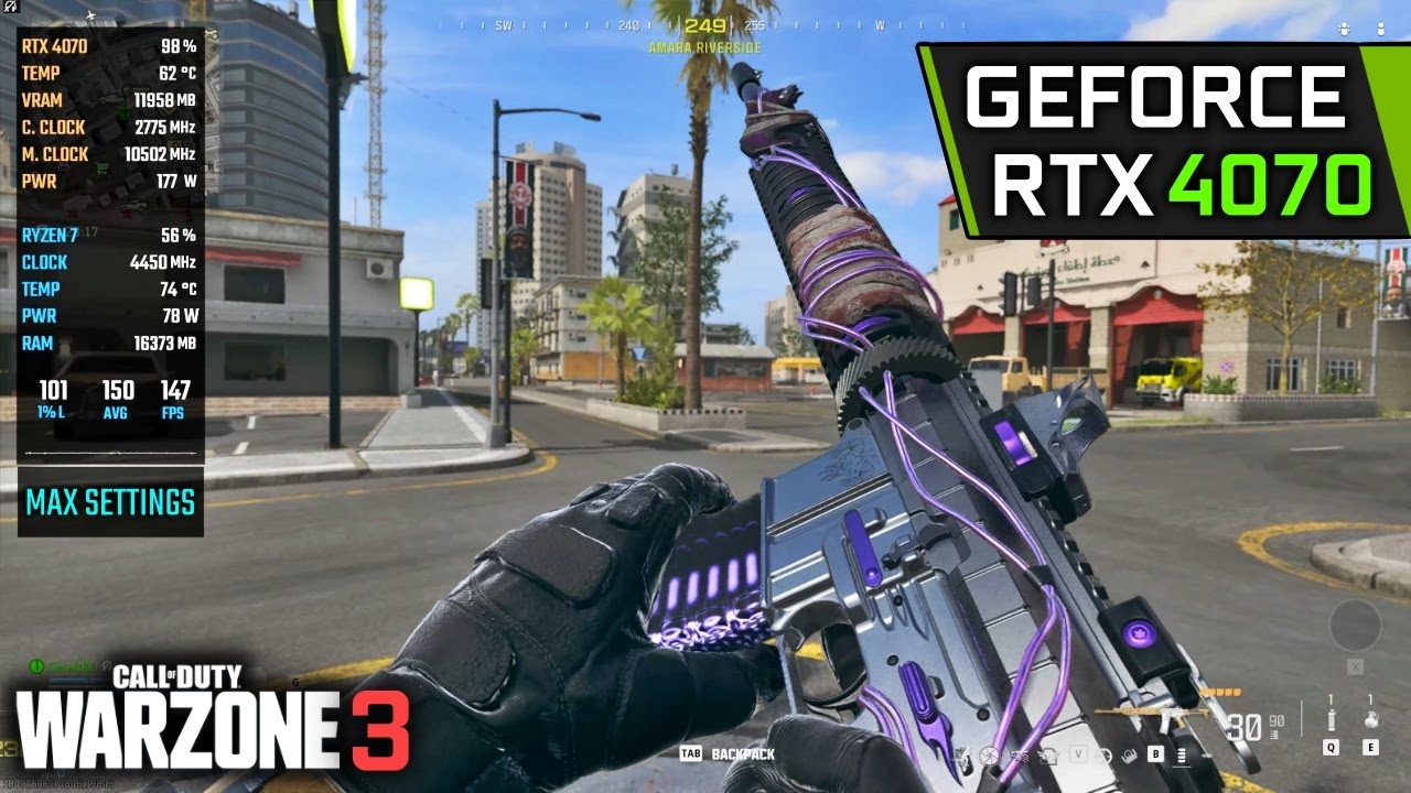 RTX 4070 | Call of Duty Warzone 3 (1080p 1440p 4K DLSS 3.5 Frame ...