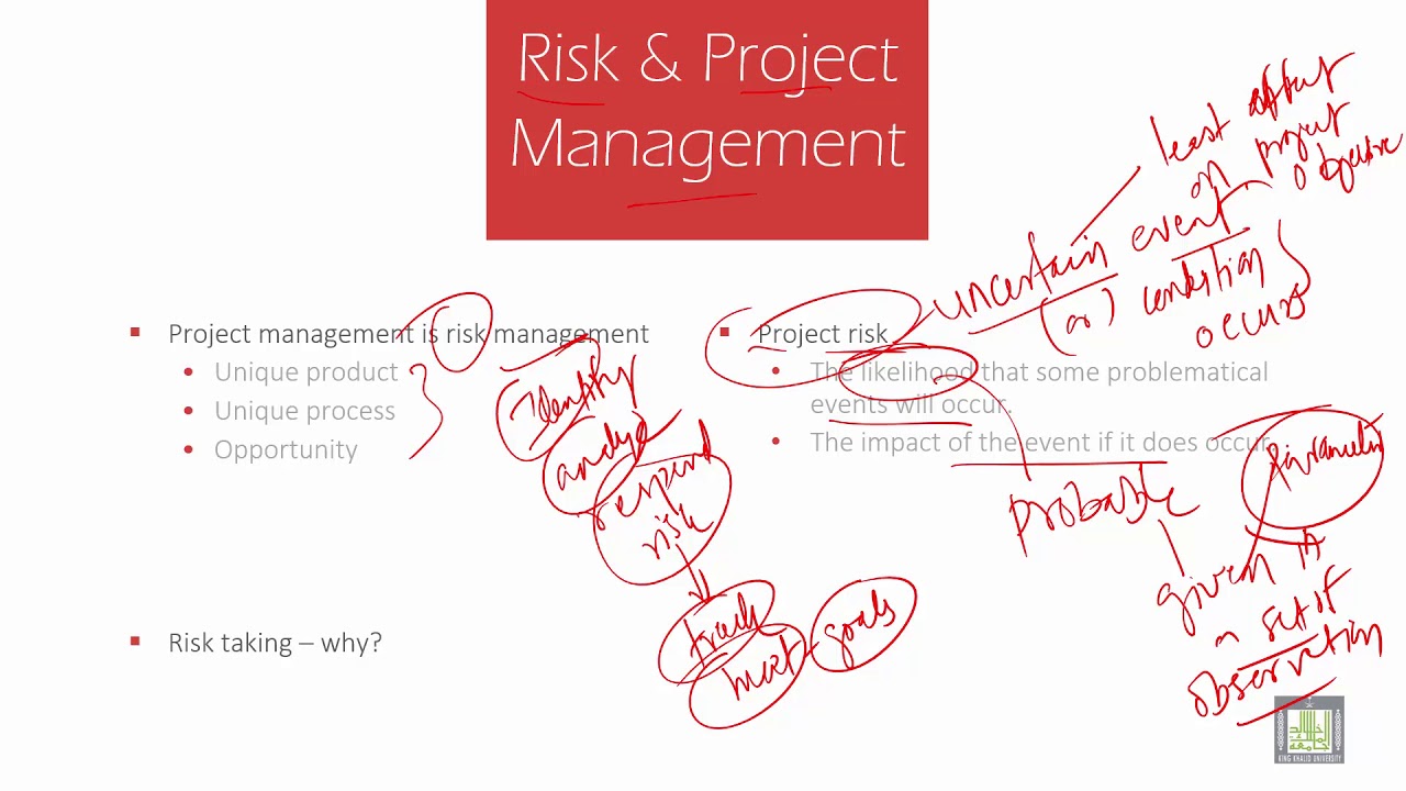 Project Management | 5-1 | Risk management Elements - YouTube