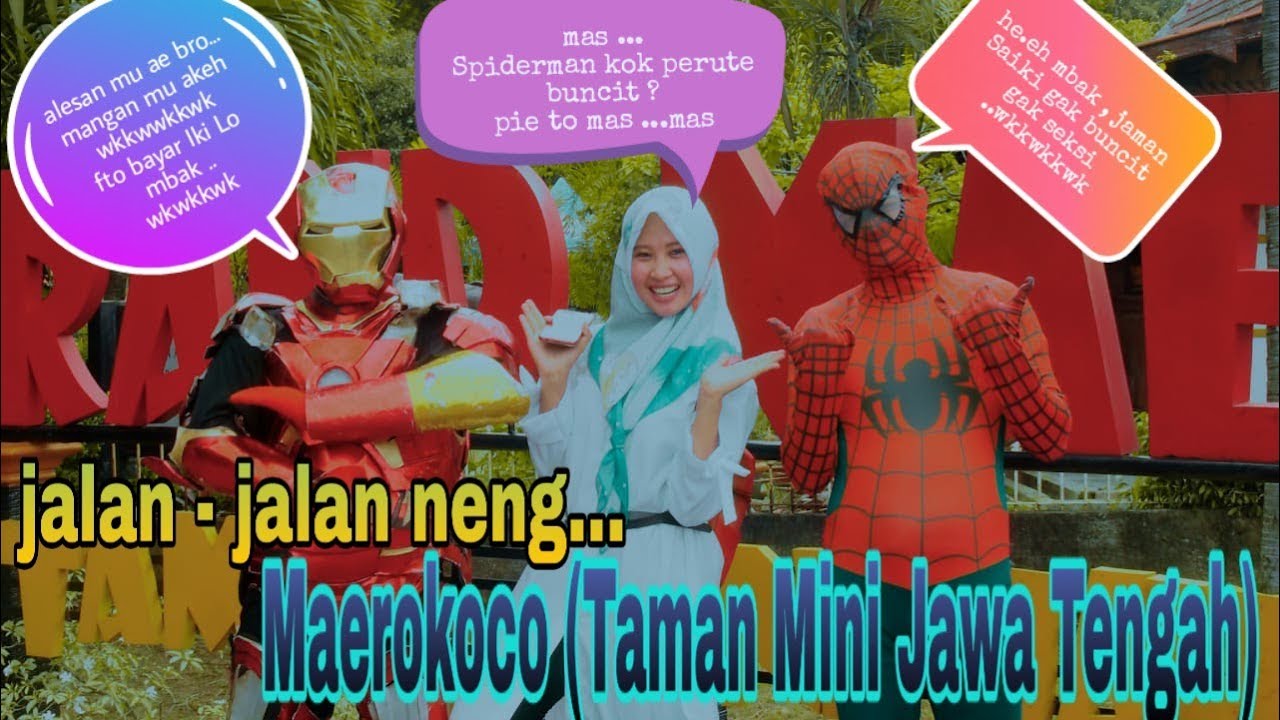 TRAVELING TAMAN MINI JAWA TENGAH -- PART 1 # Bee Vlog 3 - YouTube