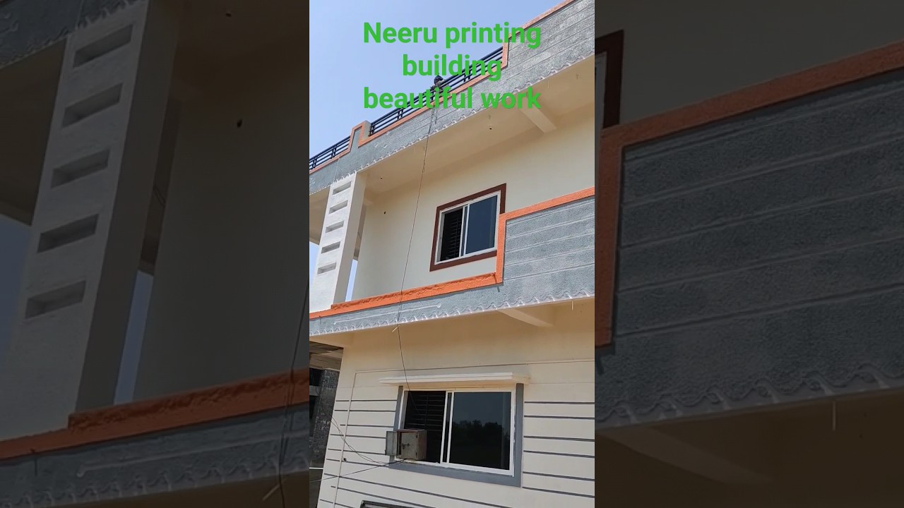 Neeru printing building beautiful work - YouTube