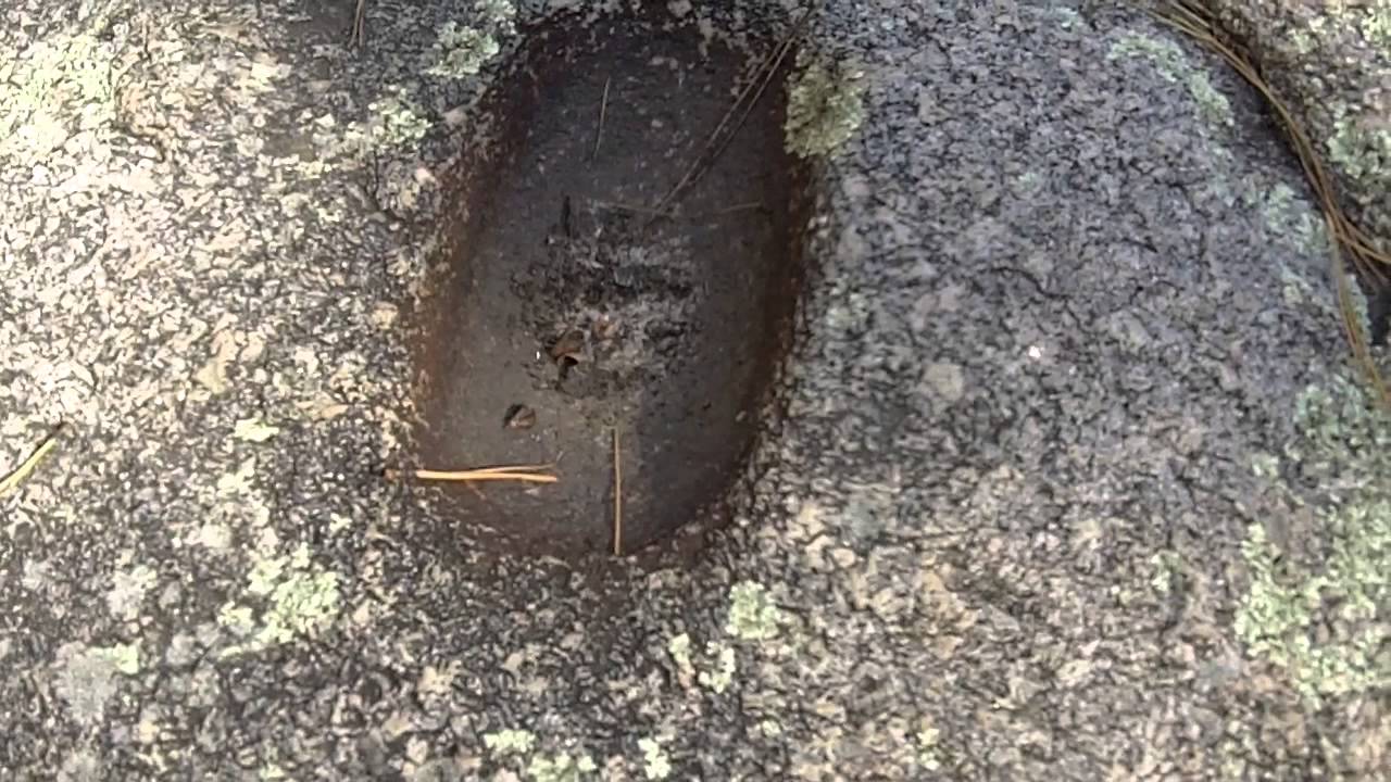 Indian Corn Grinding Stone - YouTube