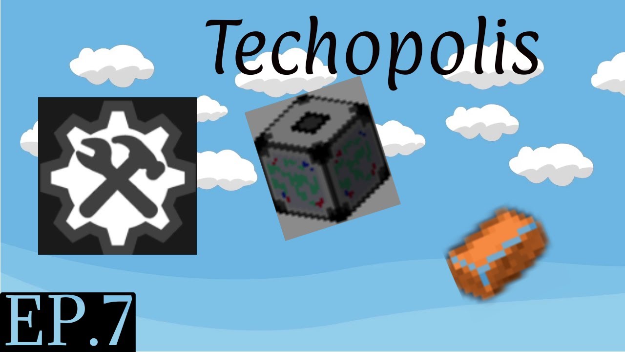 Techopolis Skyblock-Basic Technium Automation Ep 7 - YouTube