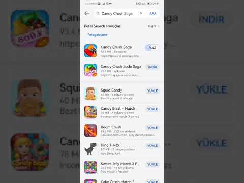 Huawei Appgallery - Candy Crush nasıl indirilir?