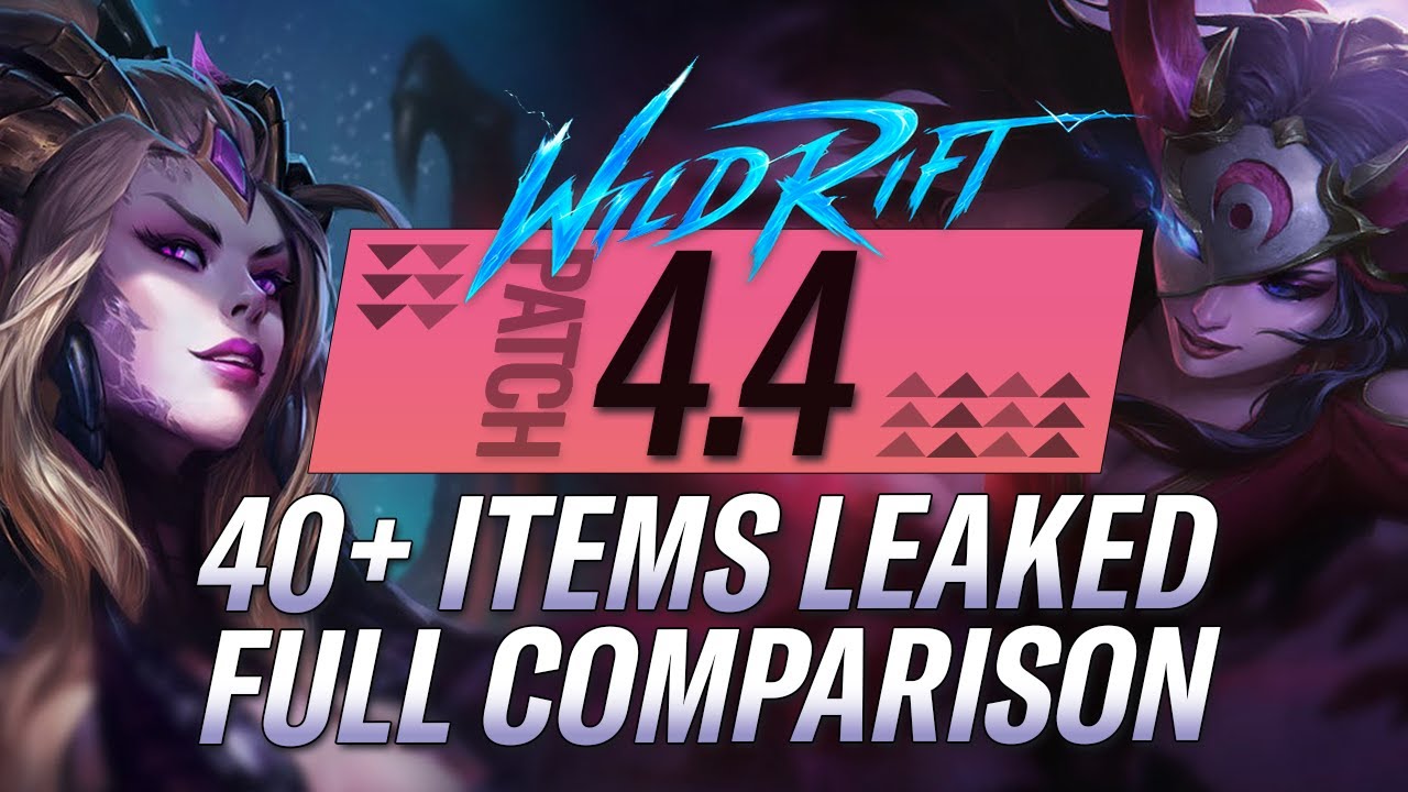MEGA LEAK 40+ ITEMS + FULL COMPARISON | THANKS TO @iTzSTU4RT Patch 4.4 | RiftGuides | WildRift ...