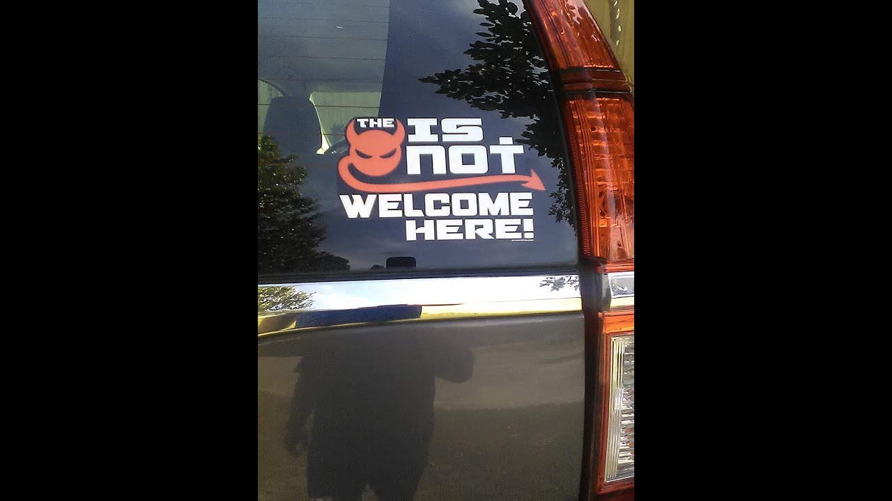 The Devil Is Not Welcome Here Installation Video - YouTube