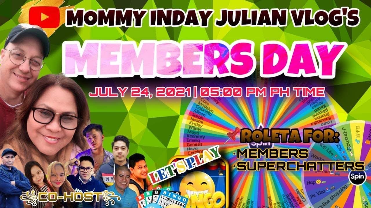 come join my members day on saturday - YouTube