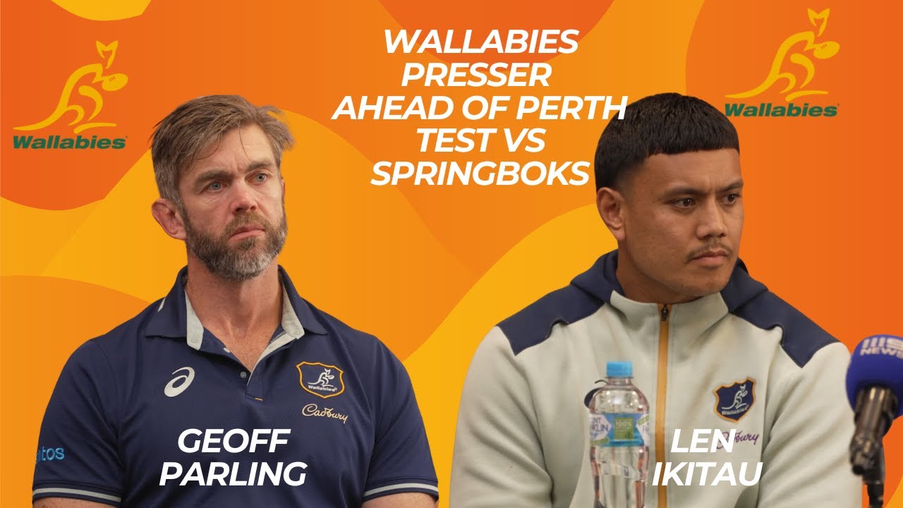 WALLABIES: Perth Tuesday: Midfielder Len Ikitau and assistant coach ...
