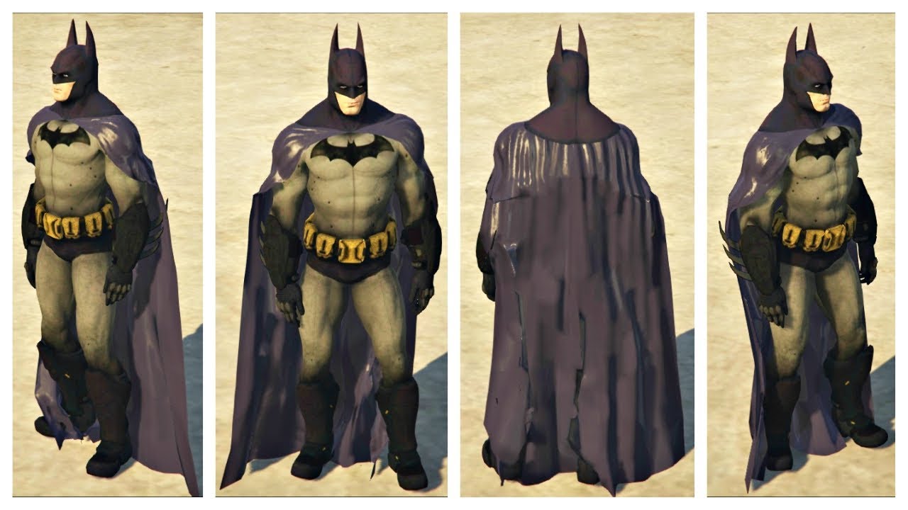 Batman: Arkham City with CAPE Physics🔥 GTA 5 MOD [Add-On Ped] - YouTube