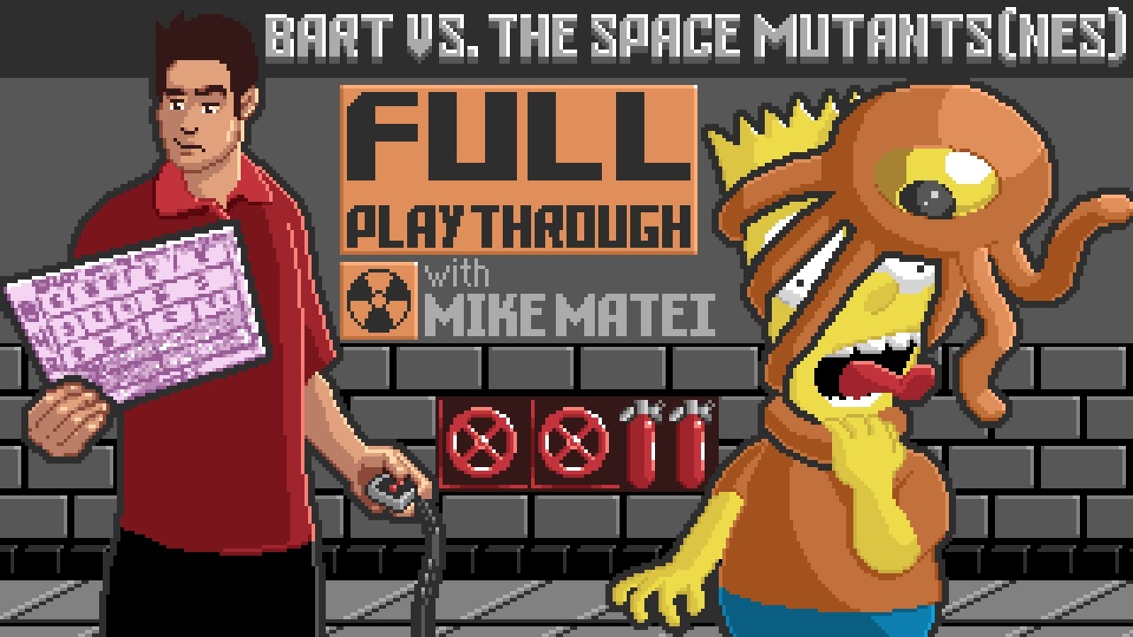Bart vs. the Space Mutants (NES) Full Playthrough w/ Mike Matei - YouTube