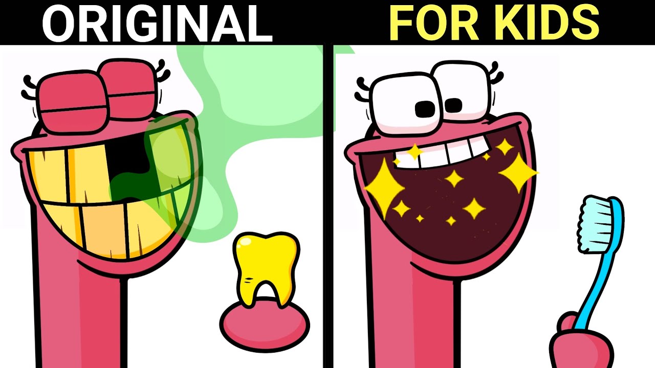 Fixing Broken Teeth of P | Alphabet Lore x Number Lore (ASMR) - YouTube