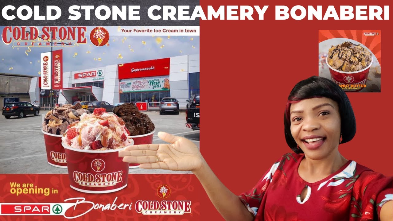 COLD STONE CREAMERY CAMEROON, NOW OPEN IN BONABERI DOUALA 🇨🇲 || BEST ICE CREAM IN CAMEROON - YouTube