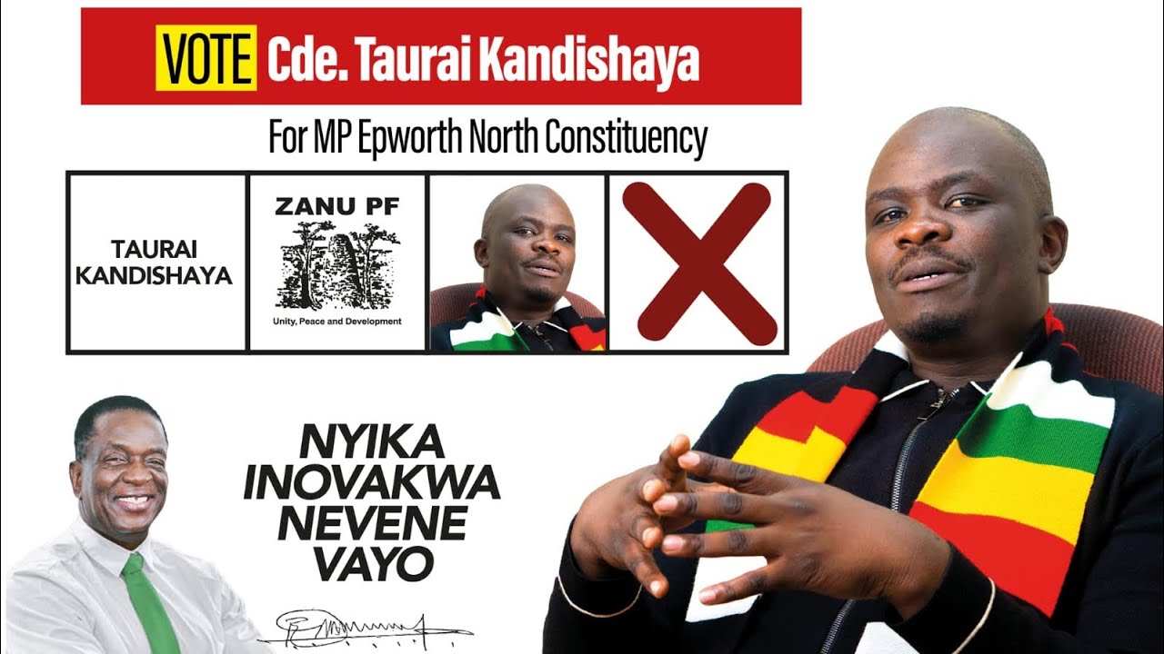Zanu Pf Epworth North MP Candidate Taurai Kandishaya ( Promises, Peace ...