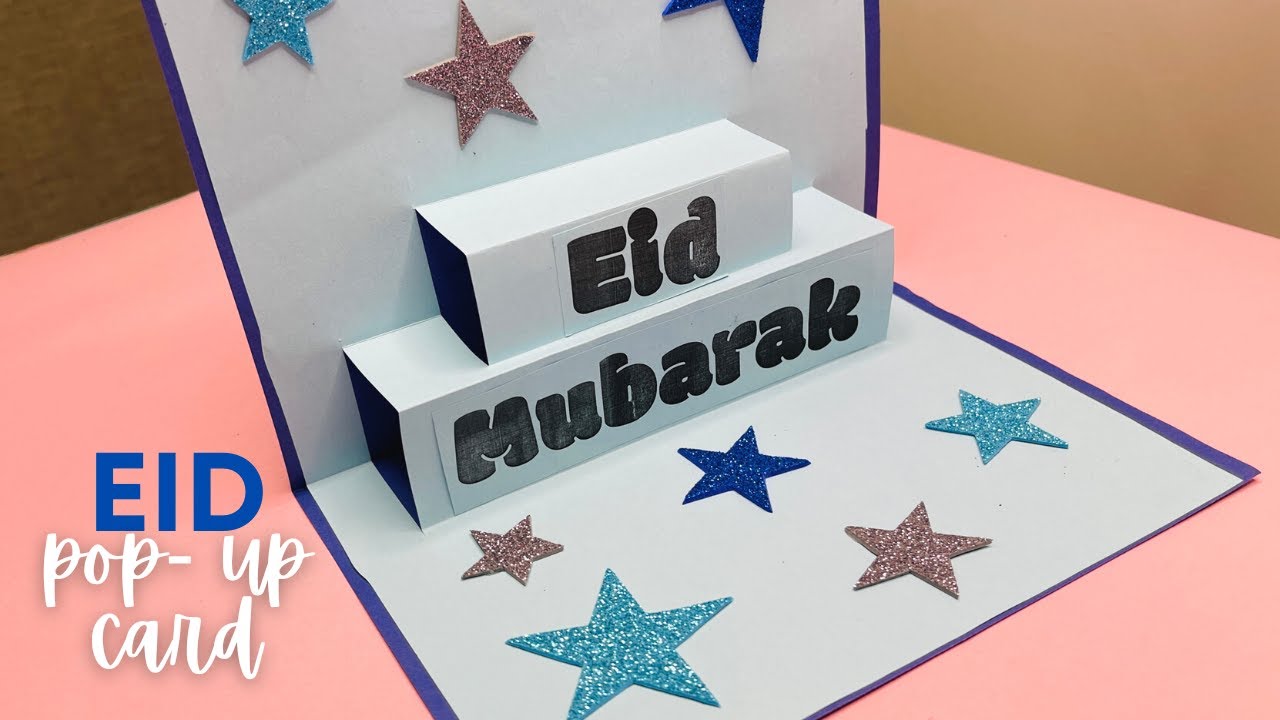 Eid Pop Up Card | Eid Crafts - YouTube