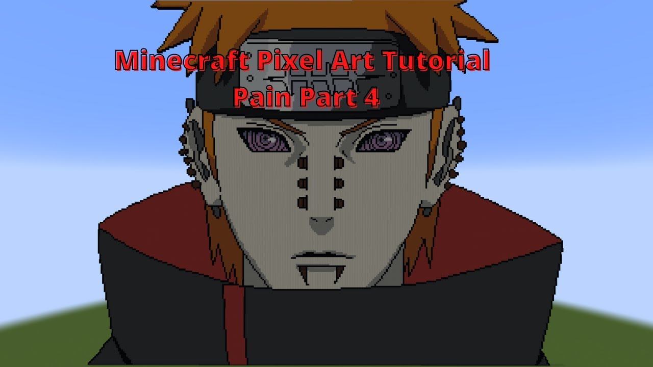 Minecraft Pixel Art Tutorial Pain Part 4 - YouTube