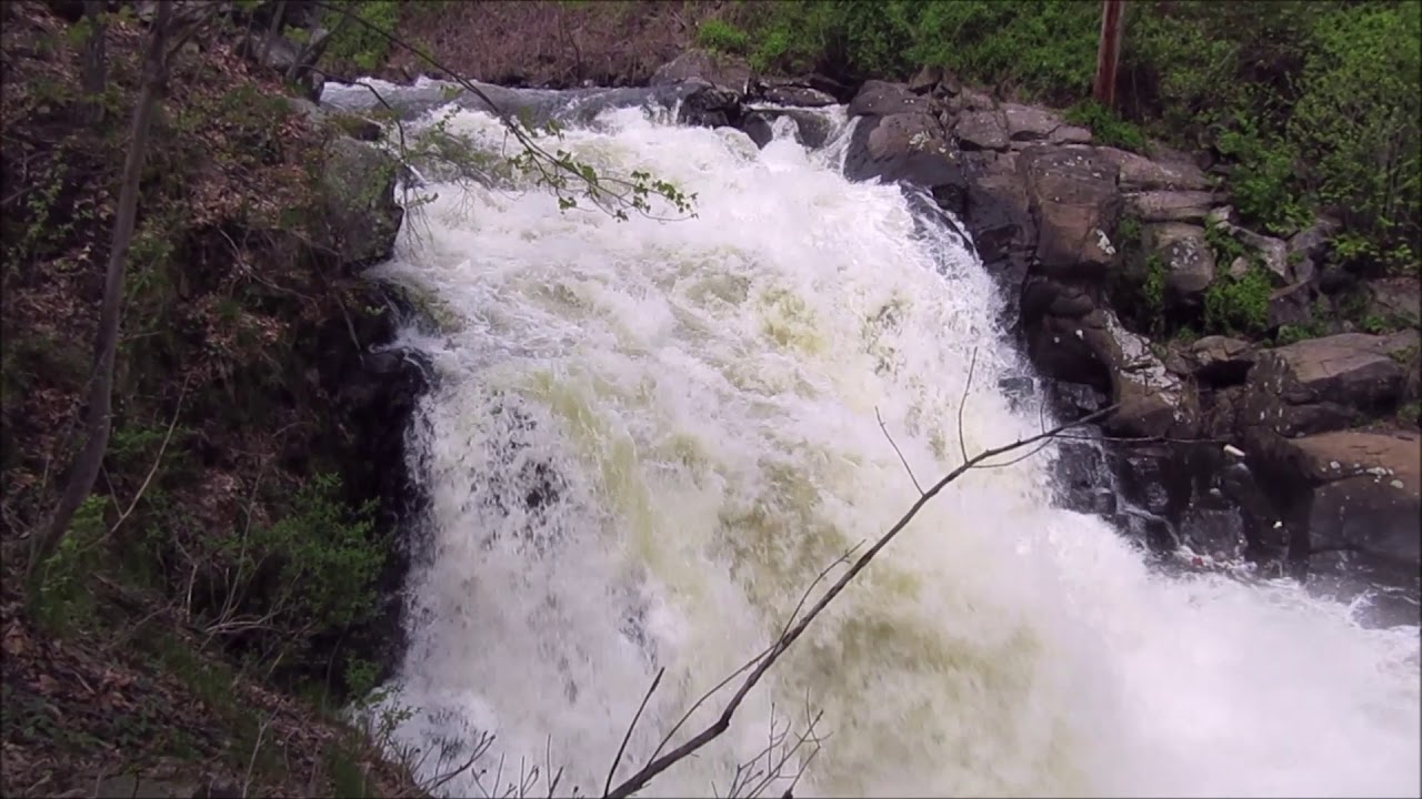 Waterfalls on Rockaway River in Boonton, New Jersey, May 3, 2020 - YouTube