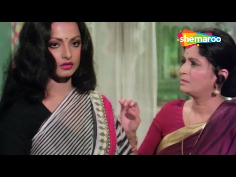 तू कब तक अपनी असलियत लोगो से छुपा थी रहेगी | Suhaag (1979) (HD) | Amitabh Bachchan, Rekha