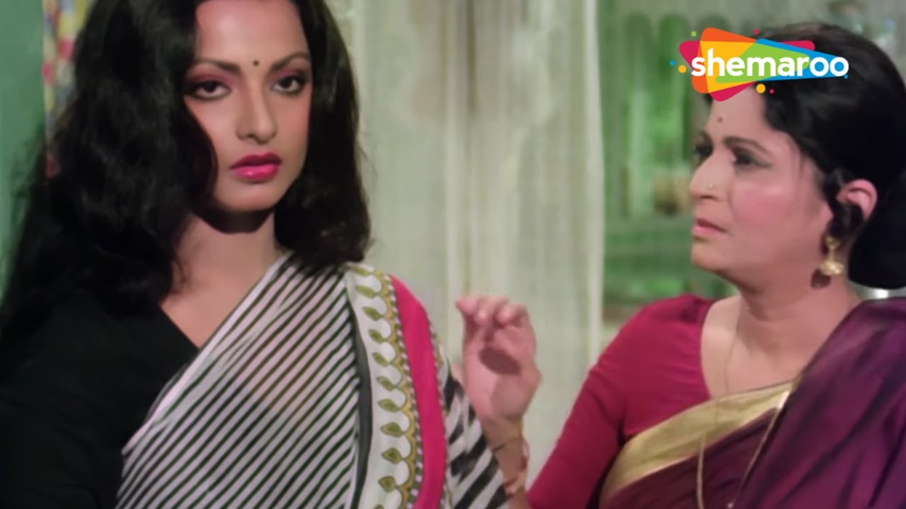 तू कब तक अपनी असलियत लोगो से छुपा थी रहेगी | Suhaag (1979) (HD ...