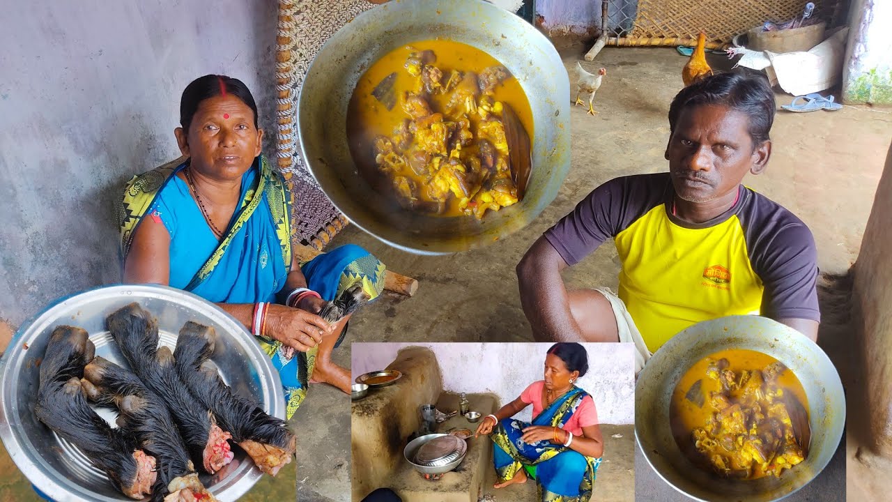 Mutton Paya Recipe //Mutton carry recipe village style // Goat Leg Soup ...