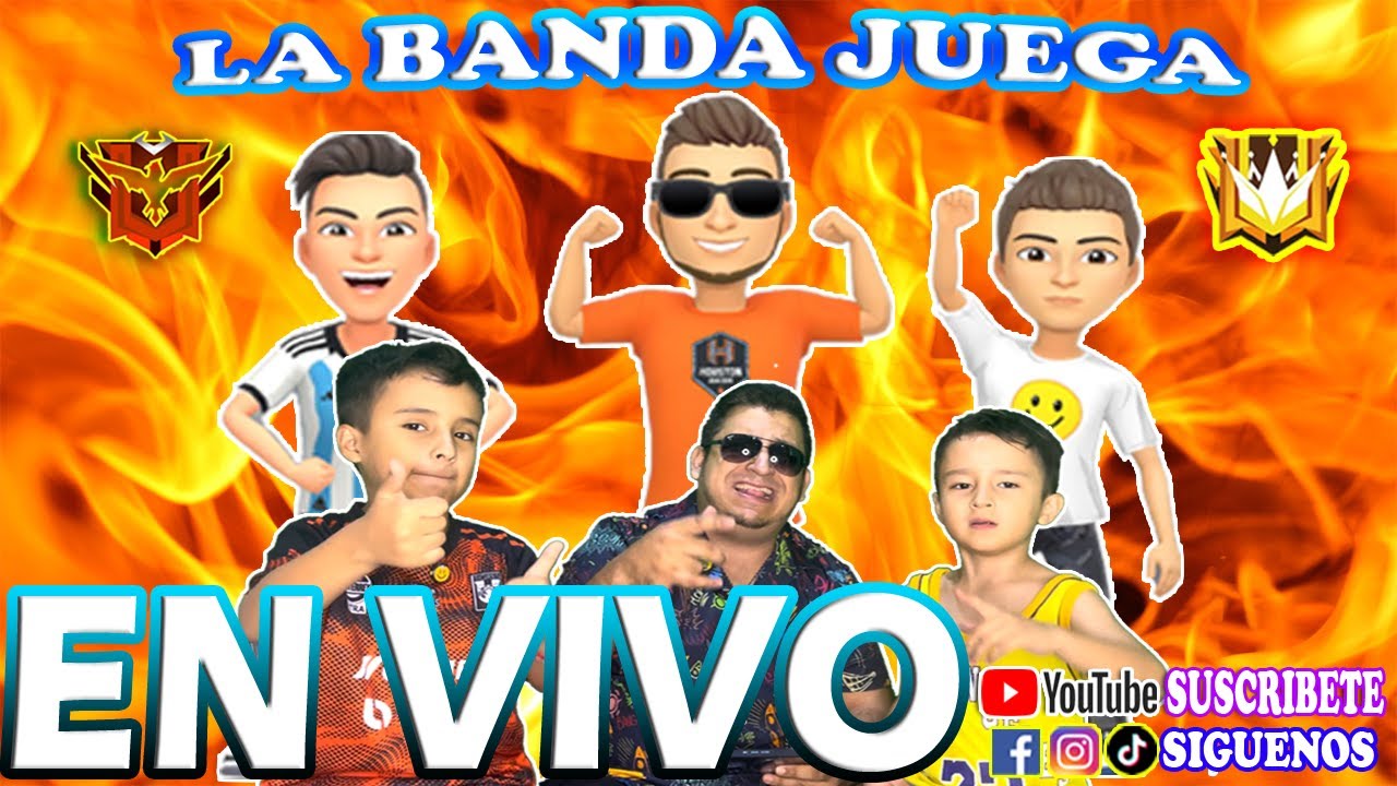 JUGANDO FREE FIRE ESTE LUNES HASTA LLEGAR A HEROICOS CON LA BANDA JUEGA ...