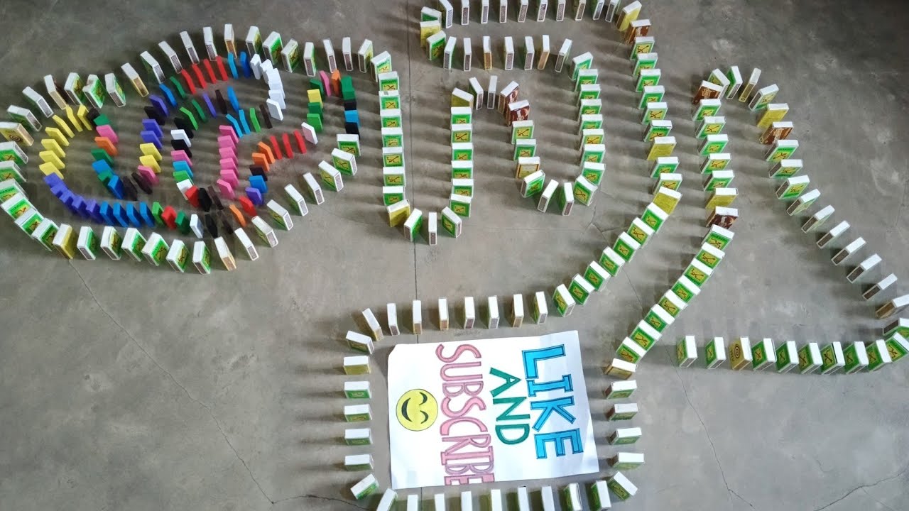 Colourful And Unique Matchbox Dominos Effect 😱🔥🥰 - YouTube
