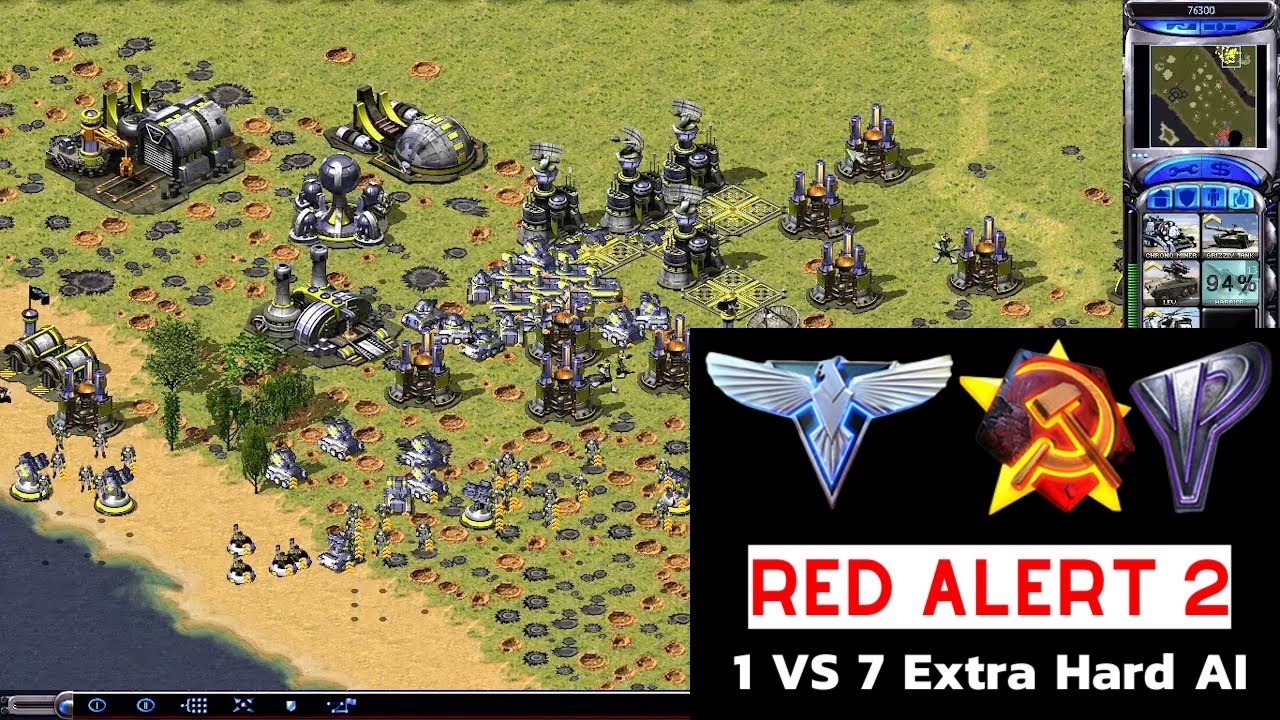 Red Alert 2 Yuri's Revenge I Collection Map I 7 vs 1 - YouTube