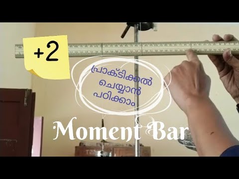 +2 physics practical / Experiment #1/ Moment bar/ calculation of ...