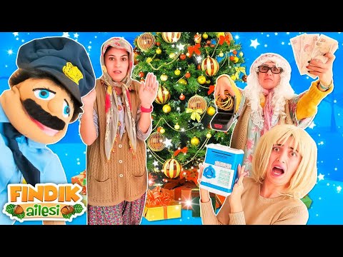 Fındık ailesi yılbaşında bir soygun sırasında bankaya giriyor. Komik video Türkçe izle!