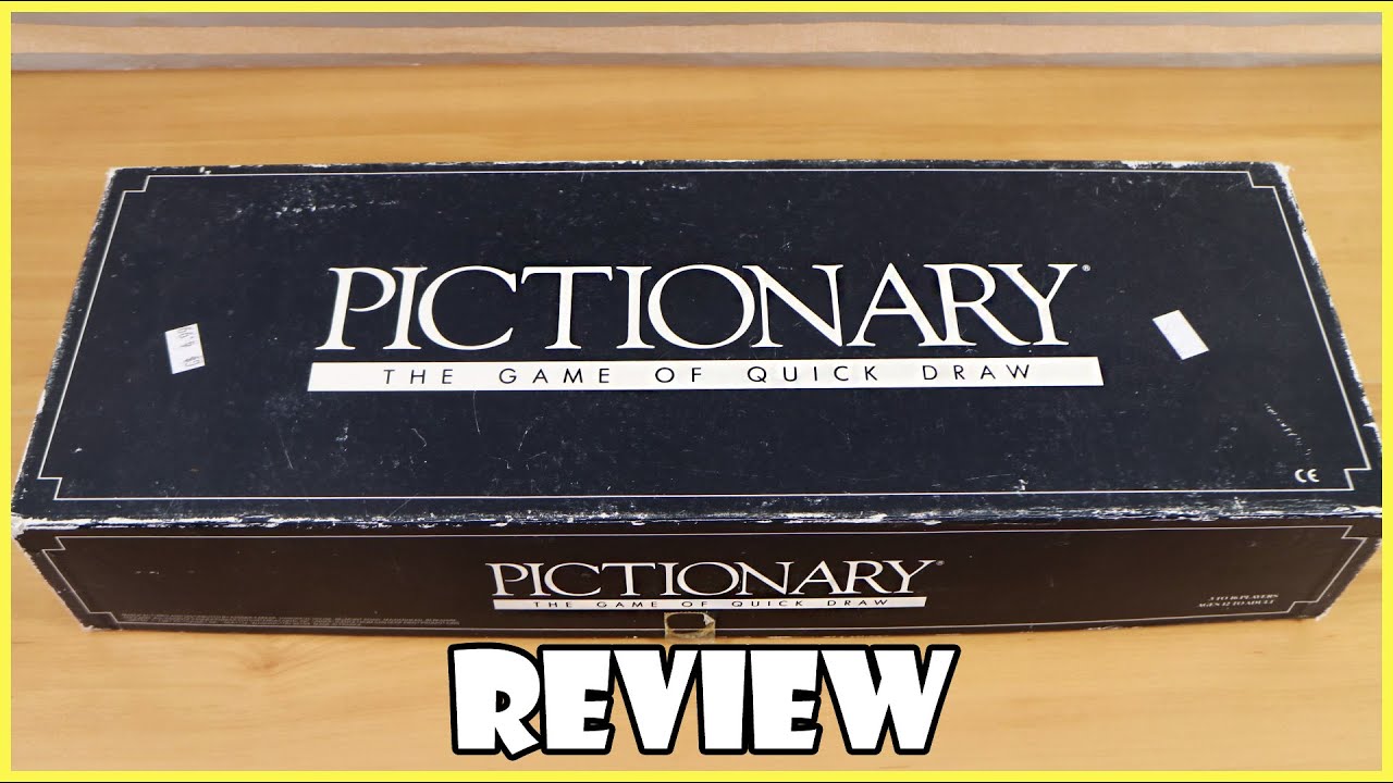 Pictionary Board Game Review! The Game of Quick Draw! | Board Game ...