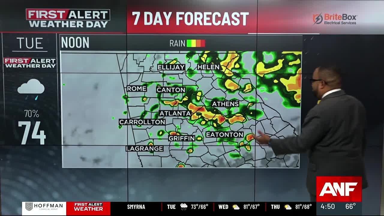 First Alert Weather Day: Rain likely through the early afternoon - YouTube