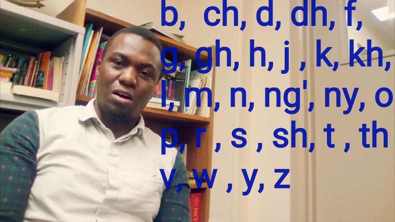 Kiswahili Alphabets | Consonants | Konsonanti - YouTube