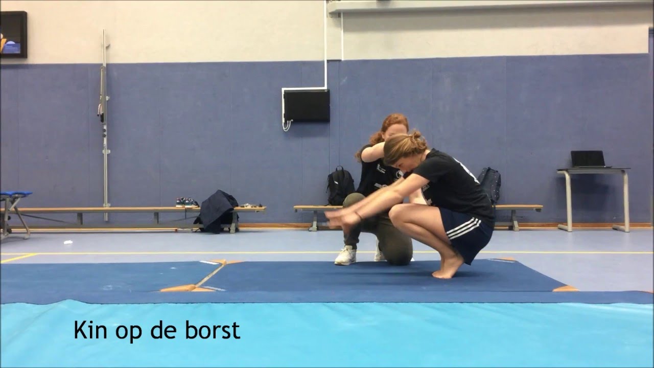 Hulpverlenen koprol voorover - YouTube