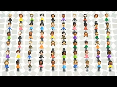 I created all 60 Wii Sports CPU Miis in one sitting. - YouTube