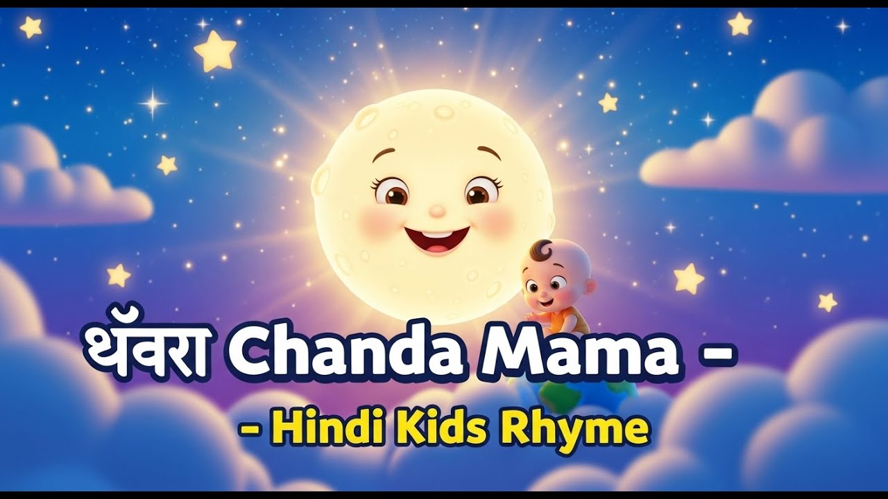 Chanda Mama | Chanda Mama Door Ke | Hindi Kids Poem - YouTube