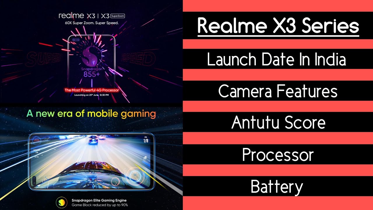 Realme X3 & X3 SuperZoom Antutu Benchmark, Camera Features, Processor ...
