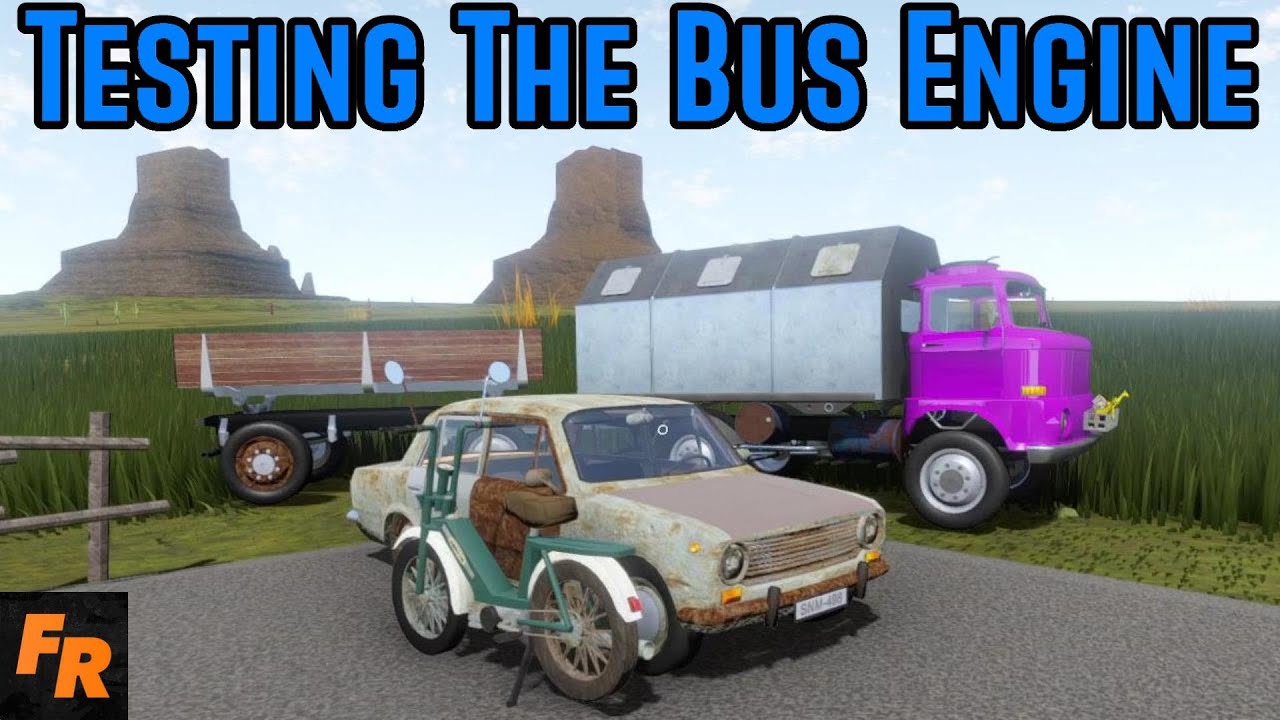 Testing The Bus Engine - The Long Drive - YouTube