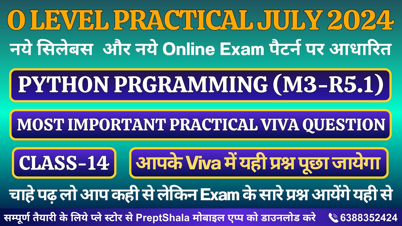 Day 14 Python Practical O Level Practical Python Programming Practical O Level