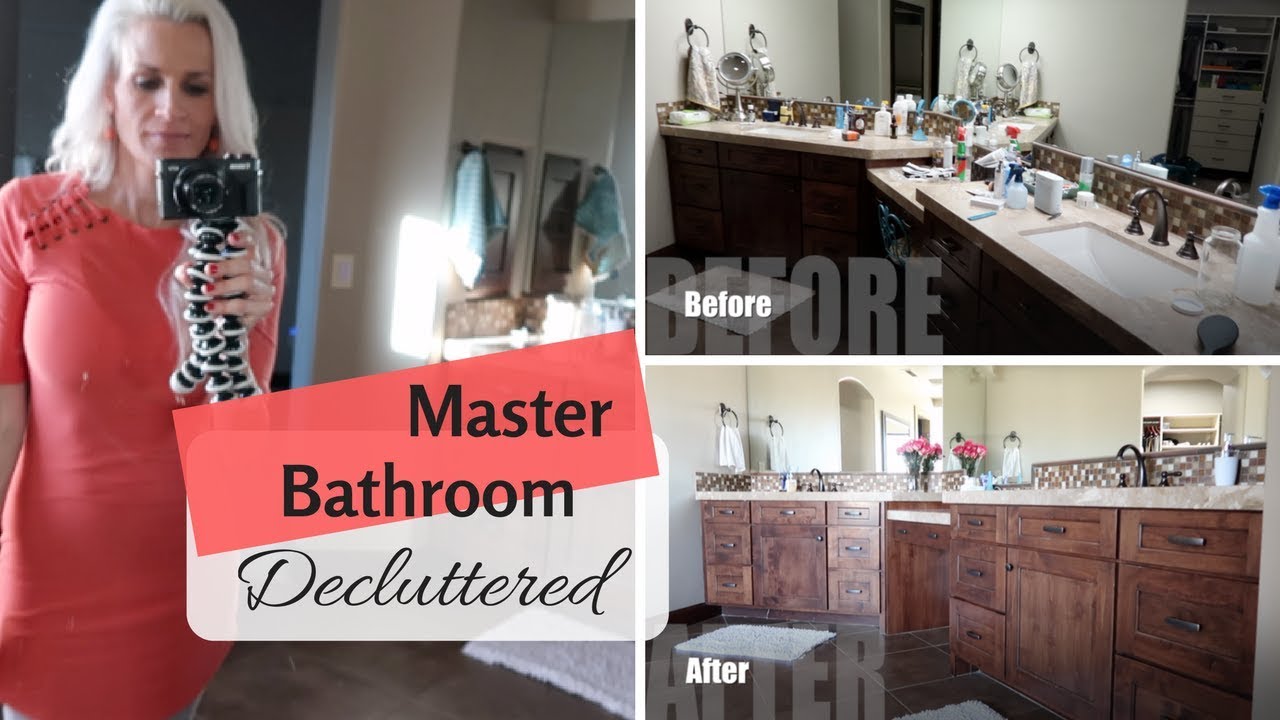BATHROOM MAKEOVER & CLOSET DECLUTTER 🏠 Makeover Reveal!!! - YouTube