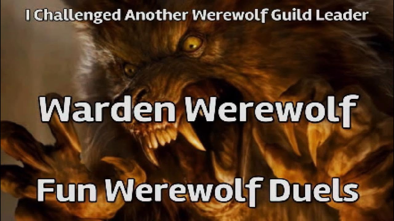 ESO - I Challenged Another Werewolf Guild Leader! - YouTube