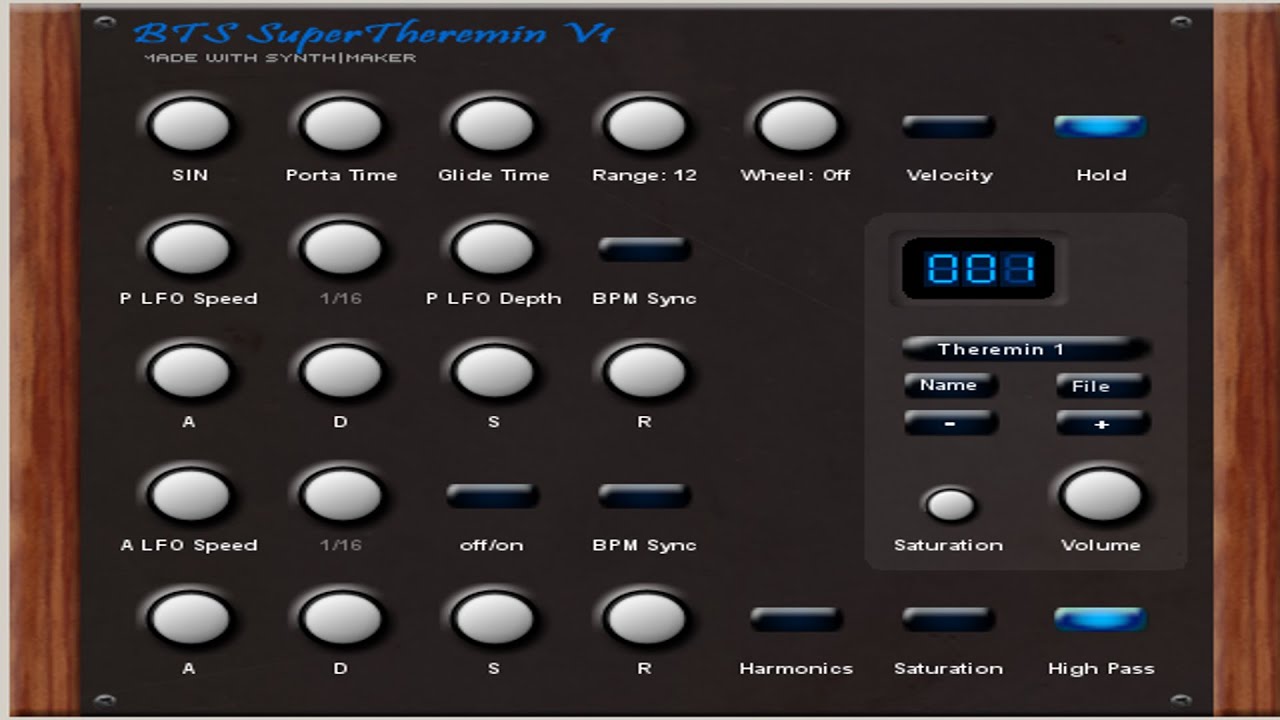 Free VST Instrument - BTS Theremin - YouTube