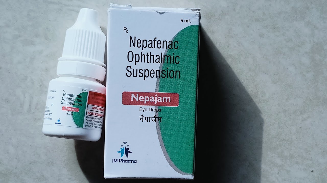 Nepafenac Ophthalmic Suspension Eye Drops|Nepajam eye drops - YouTube