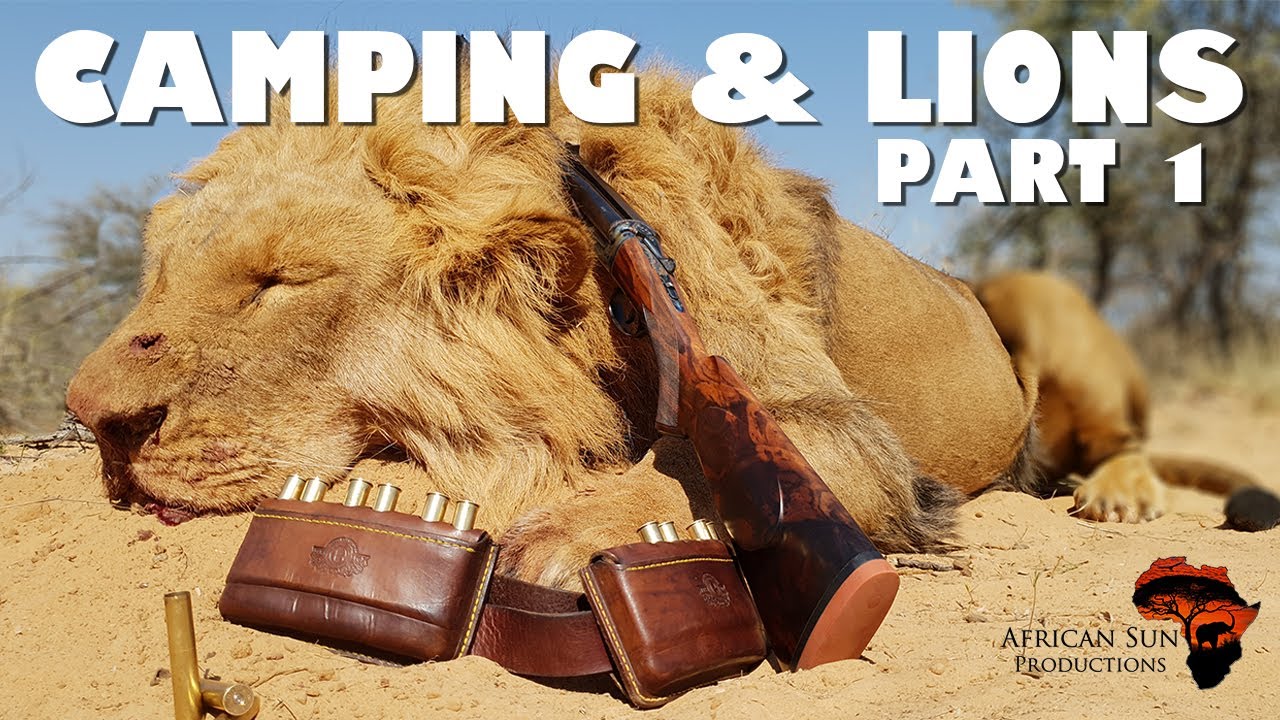 Lions and Camping, what a combo! Backpack lion hunting at it's best ...