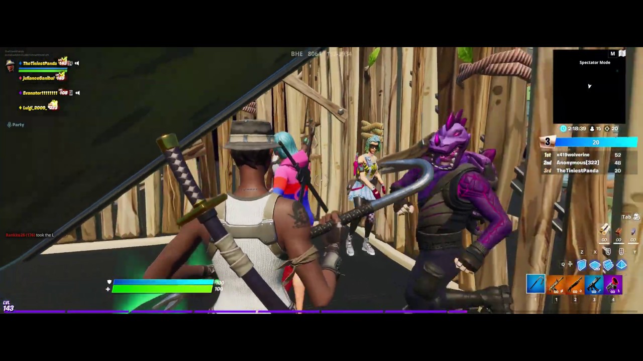 Fortnite BHE 1v1 FFA Map Creative Fill - YouTube