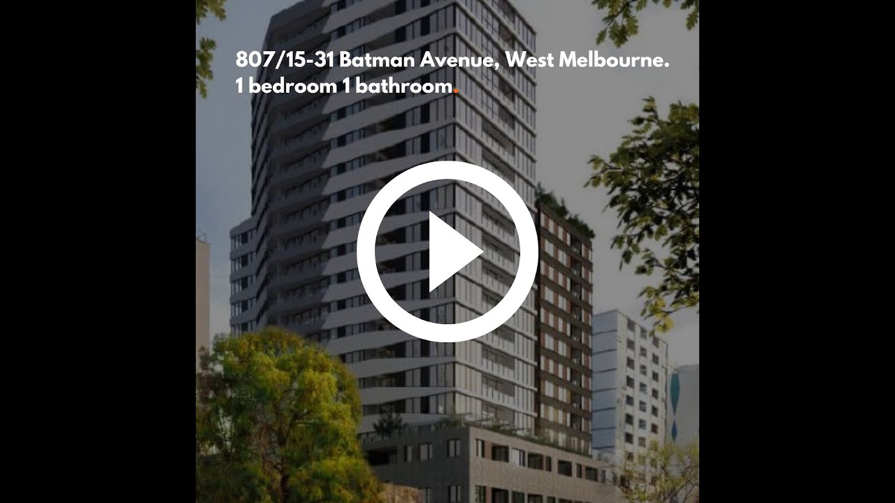 807/15-31 Batman Avenue, West Melbourne. - YouTube