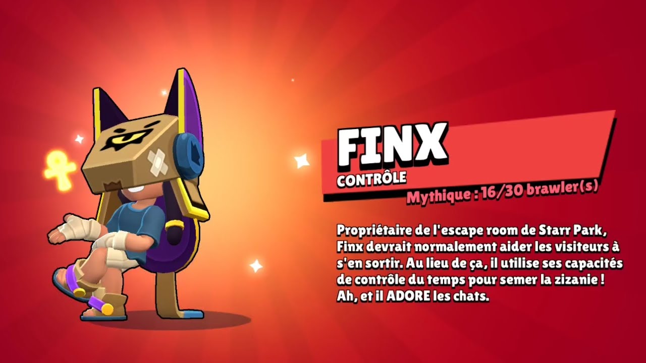 decouverte du tout nouveau brawleur phinx + monter de phinx 100 trophés ...